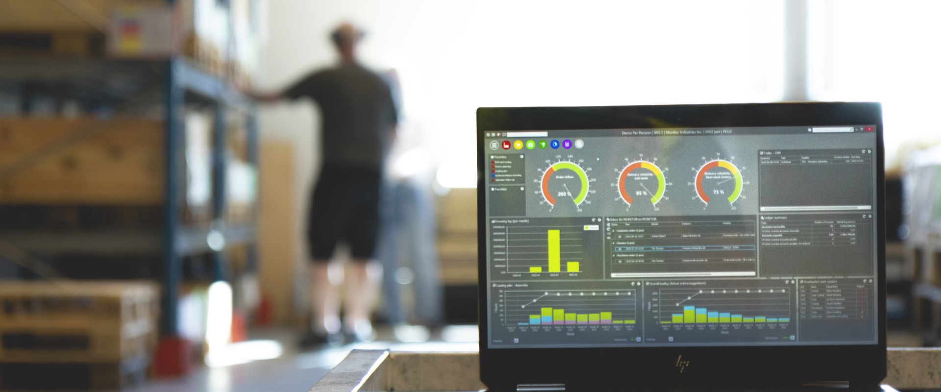 Monitor ERP - optimeret til produktion